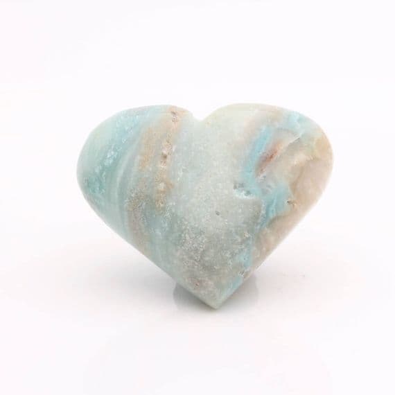 Amazonite heart