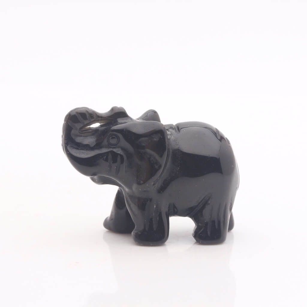 Black Obsidian Elephant| Crystals For Healing