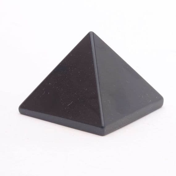 Black Obsidian Pyramid | KSC Crystals