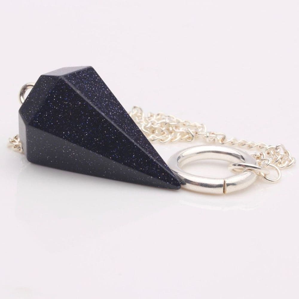Blue Goldstone Pendulum