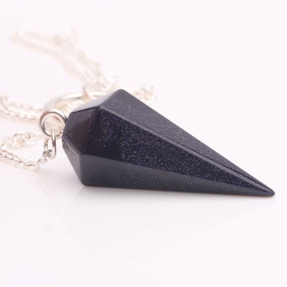 Blue Goldstone Pendulum
