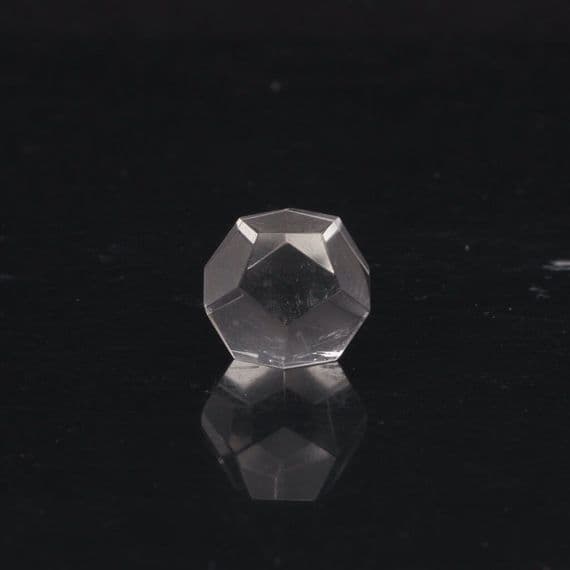 Clear Quartz Platonic Solids Set of 7