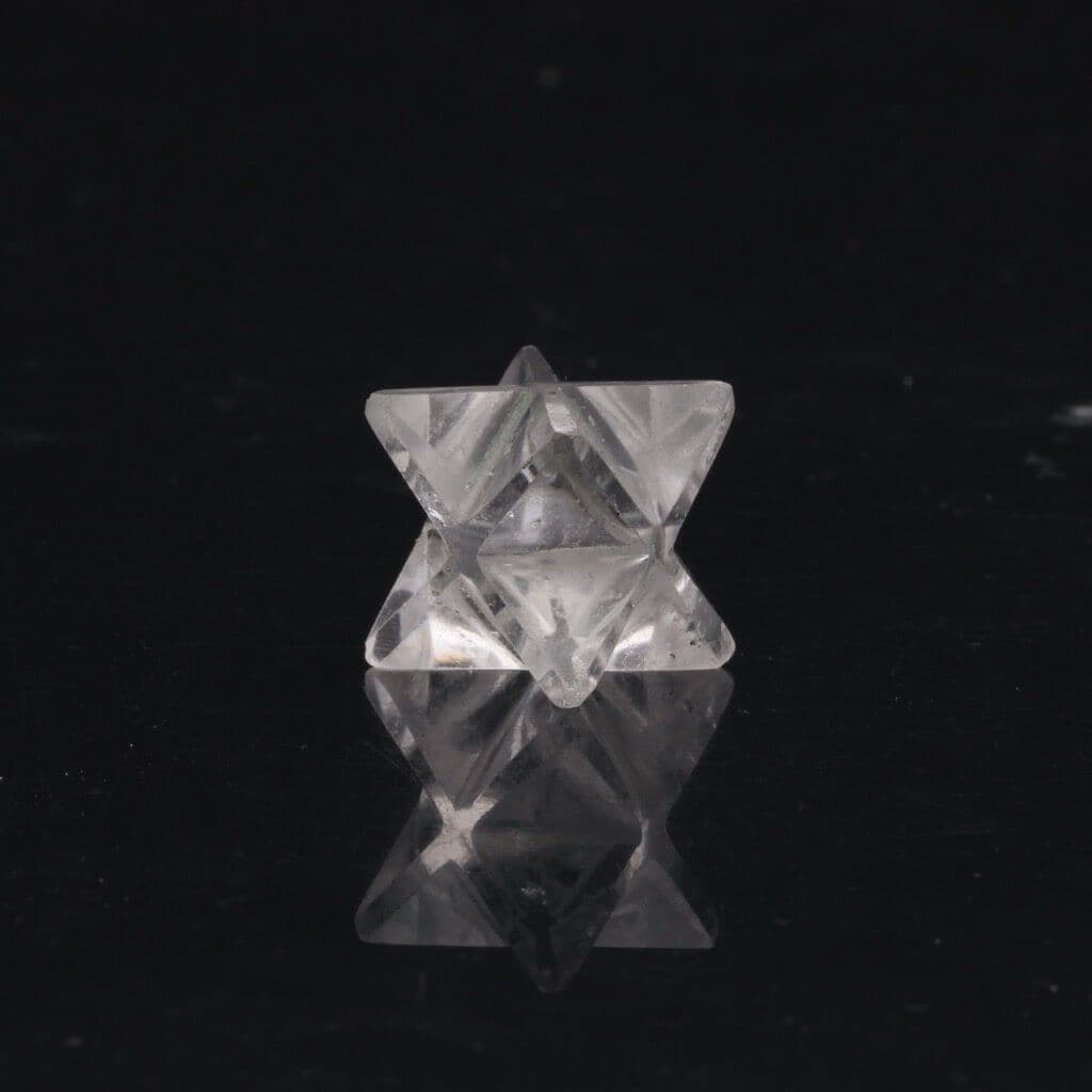 Clear Quartz Platonic Solids Set of 7