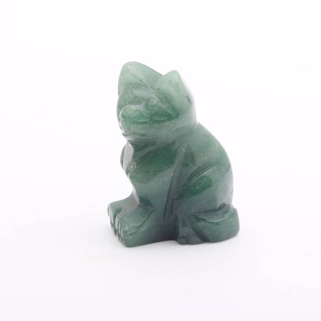 Green Aventurine Cat 1
