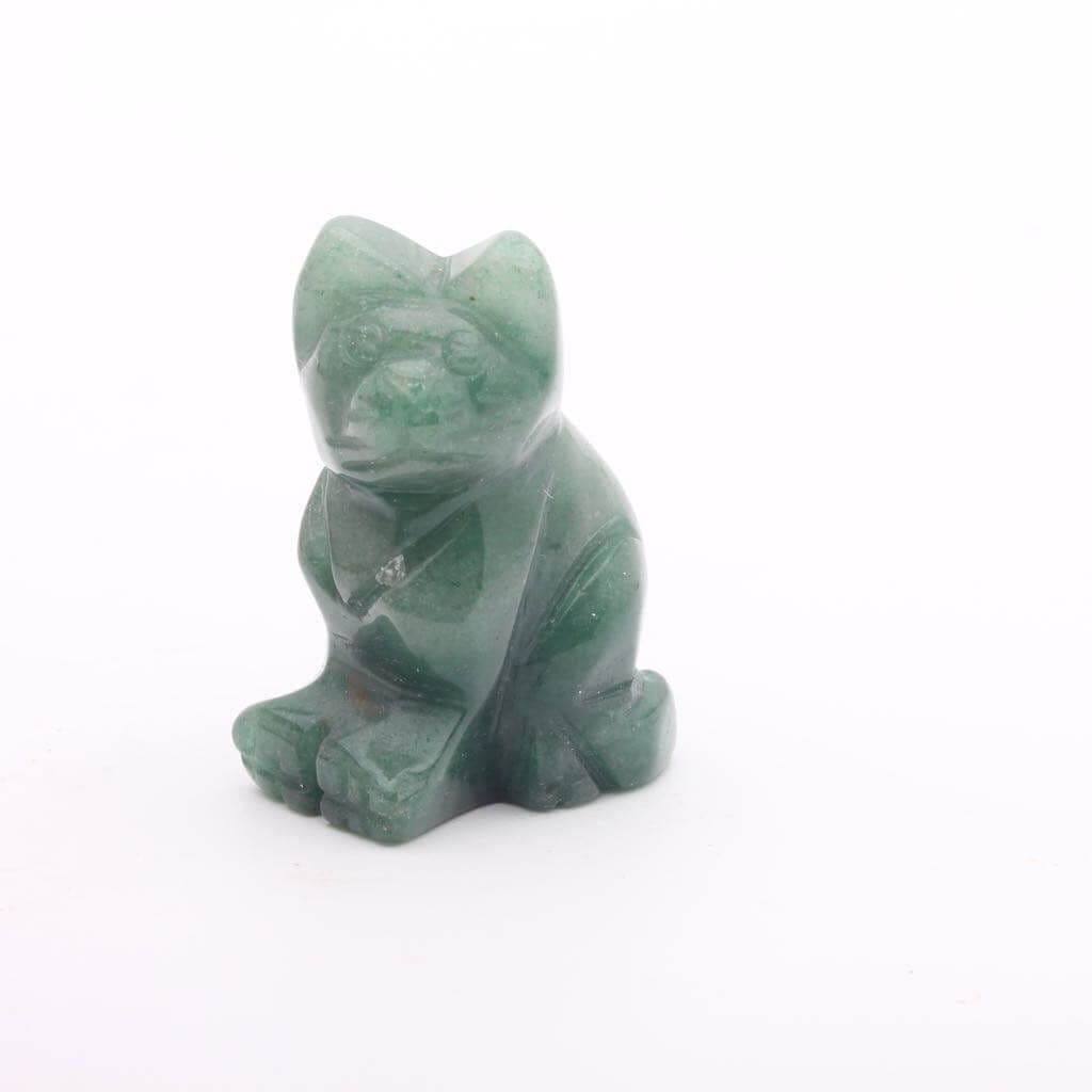 Green Aventurine Cat 1