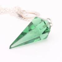 Green Obsidian Pendulum