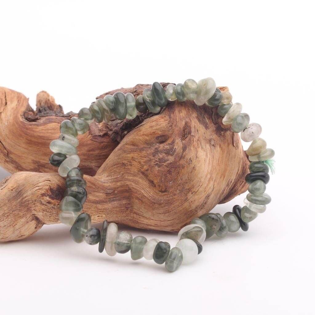 Green Rutilated Quartz Bracelet