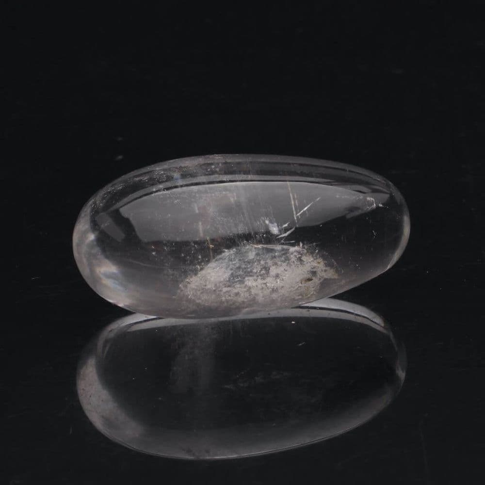 Hand Polished Clear Quartz Pebble 15