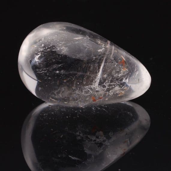 Hand Polished Clear Quartz Pebble 17
