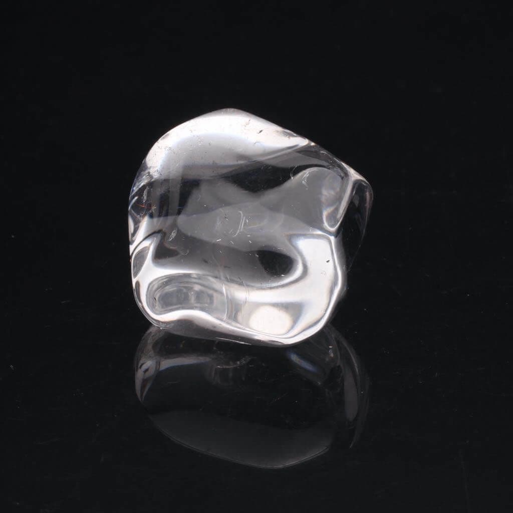 Hand Polished Clear Quartz Pebble 19