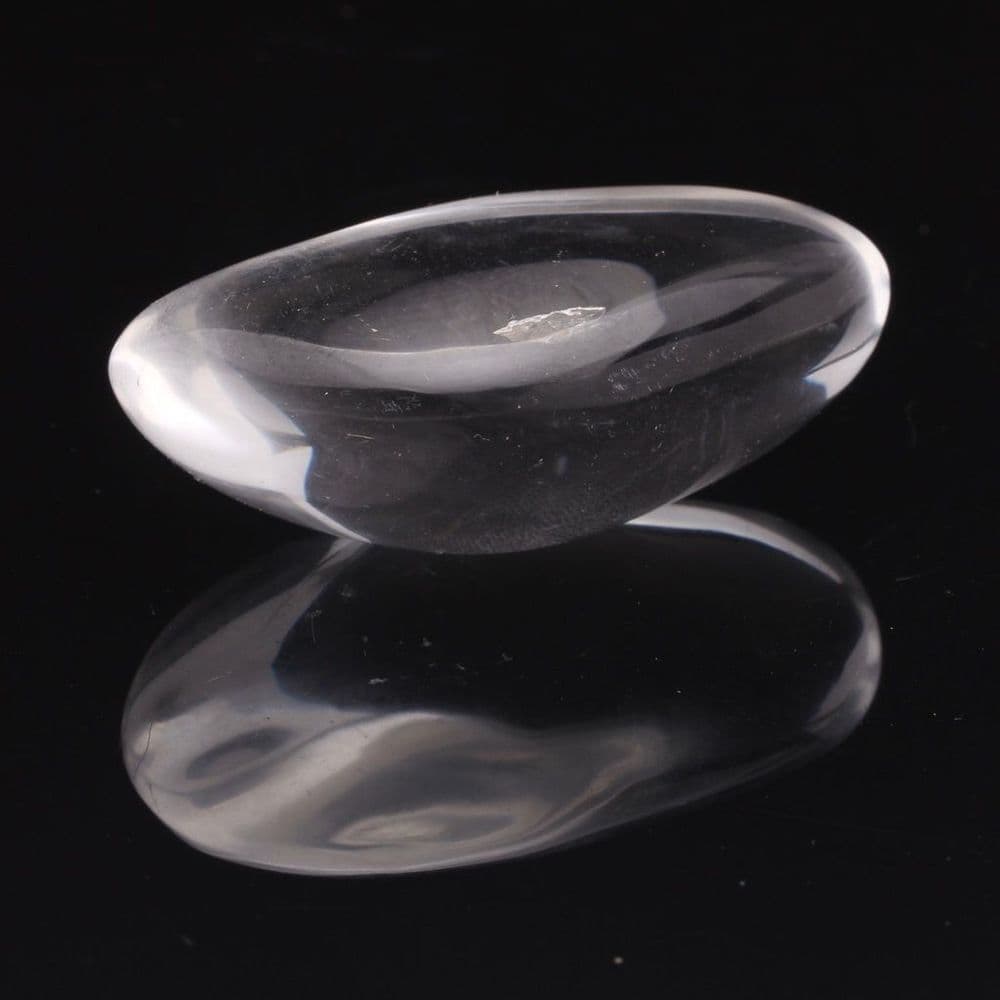 Hand Polished Clear Quartz Pebble 2