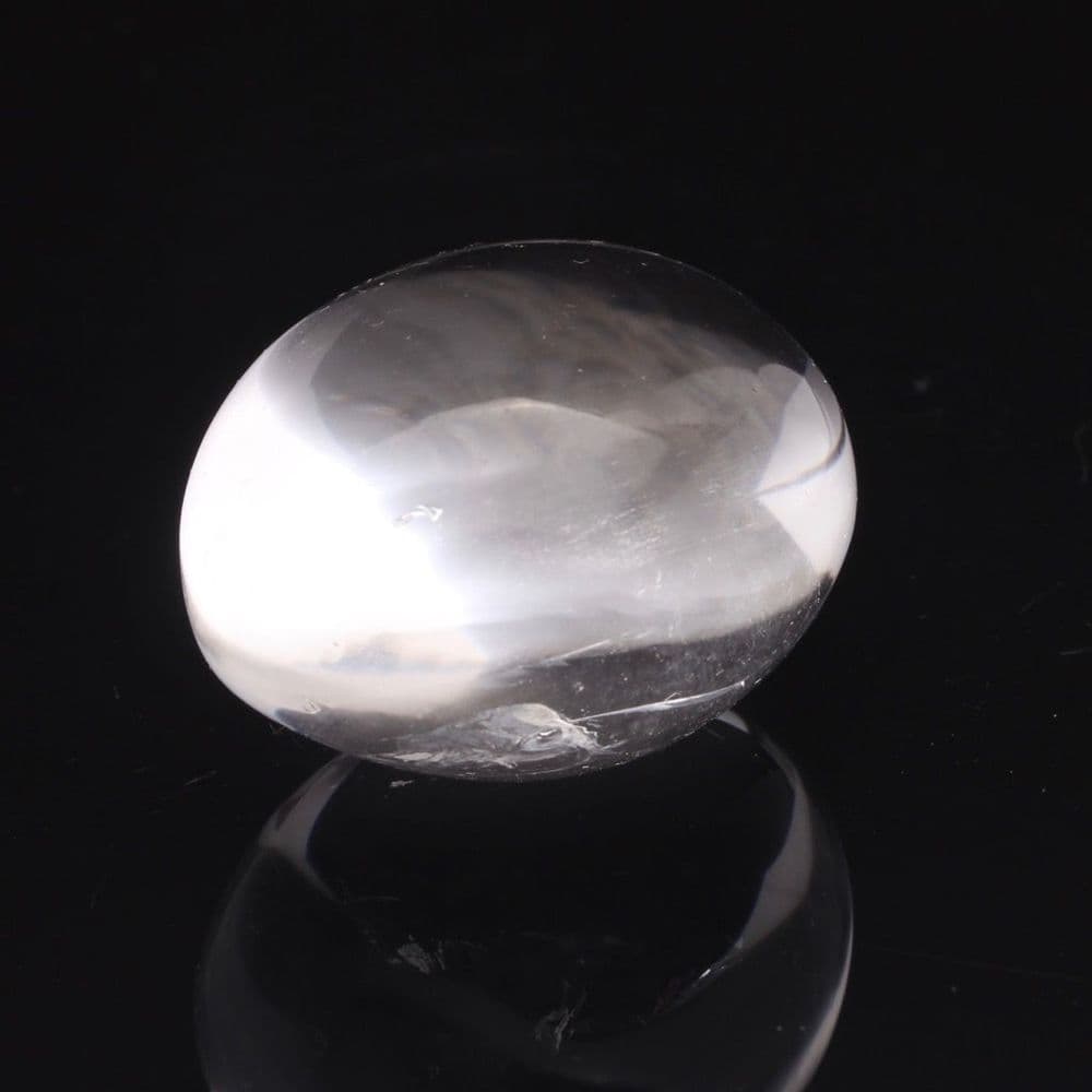 Hand Polished Clear Quartz Pebble 22