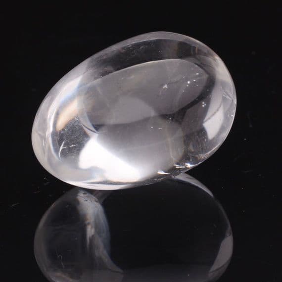 Hand Polished Clear Quartz Pebble 39