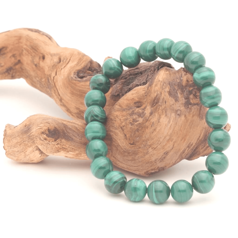 Malachite 8mm Bead Bracelet