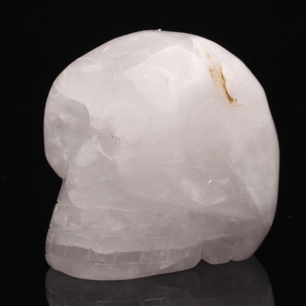 Milky Quartz Skull
