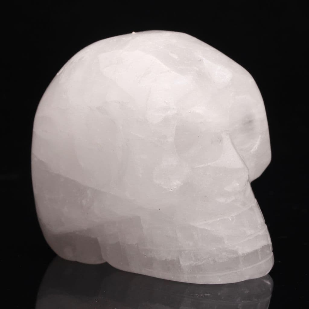 Milky Quartz Skull