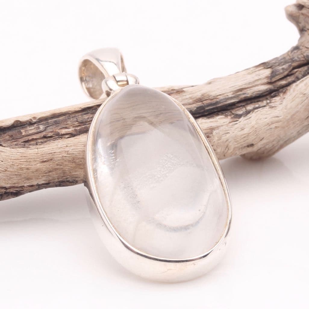 Phantom Quartz pendant set in silver