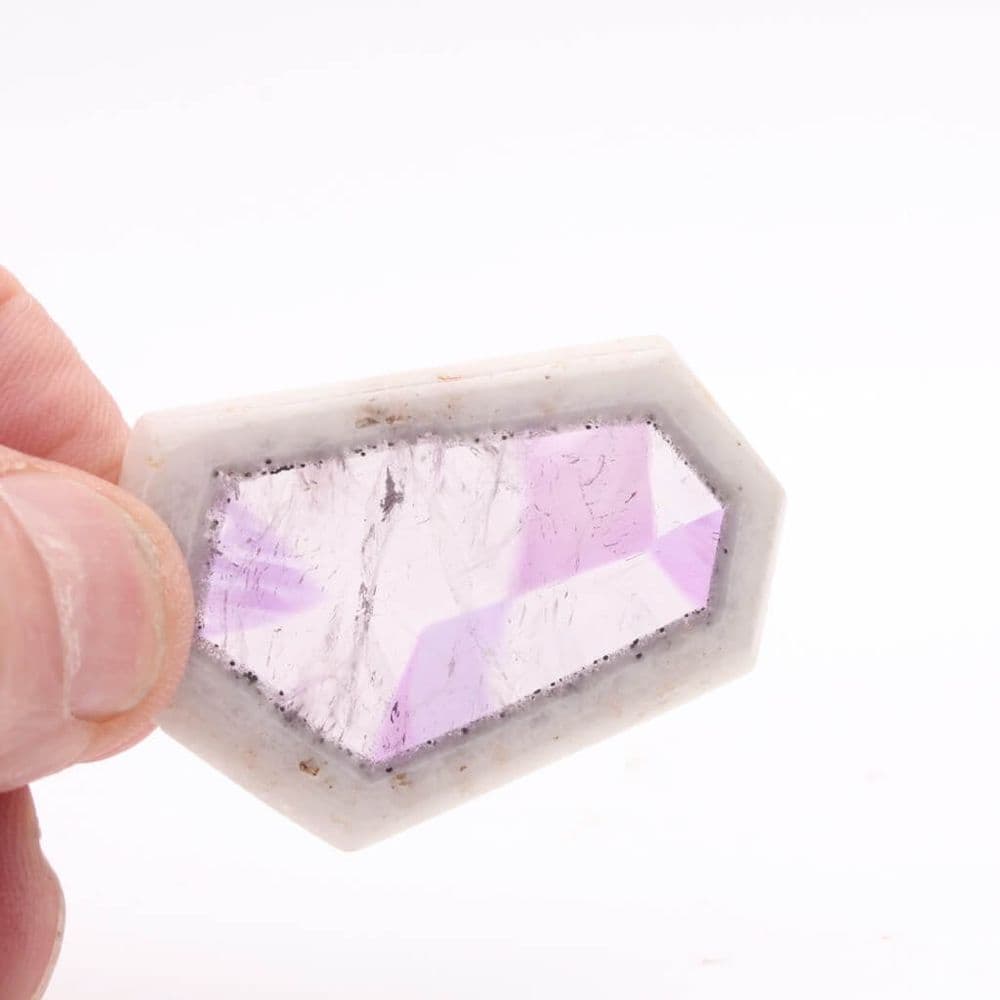Purple Star Amethyst Slice