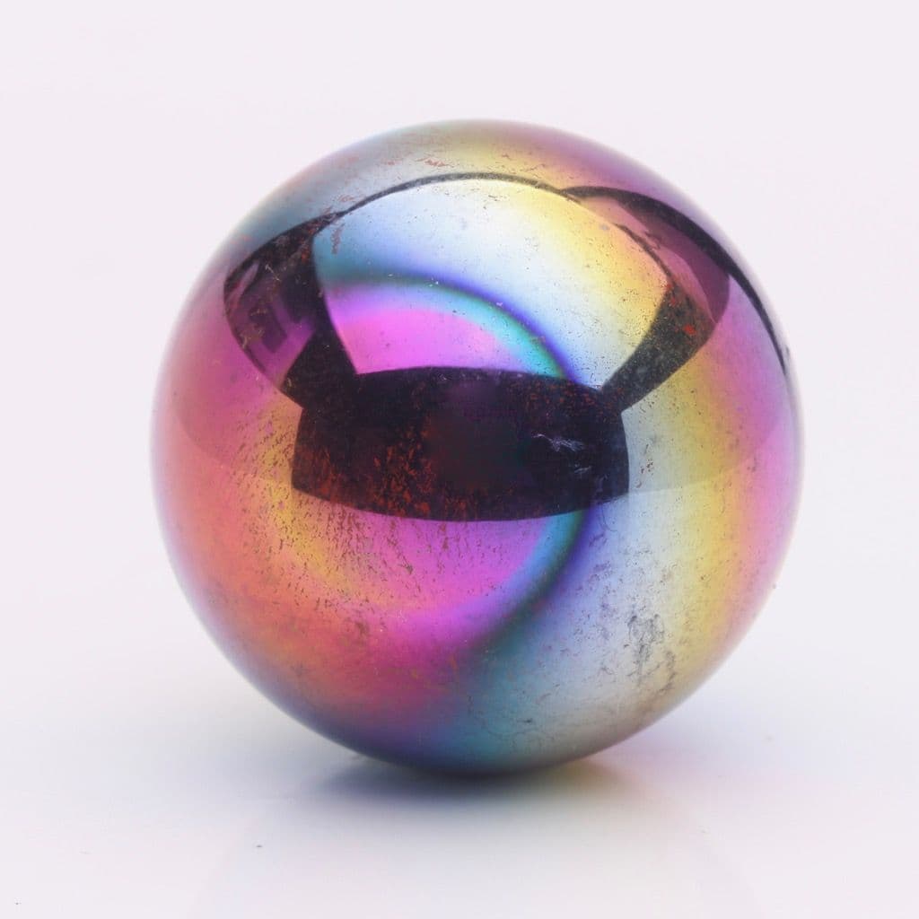 Rainbow Aura Quartz Sphere