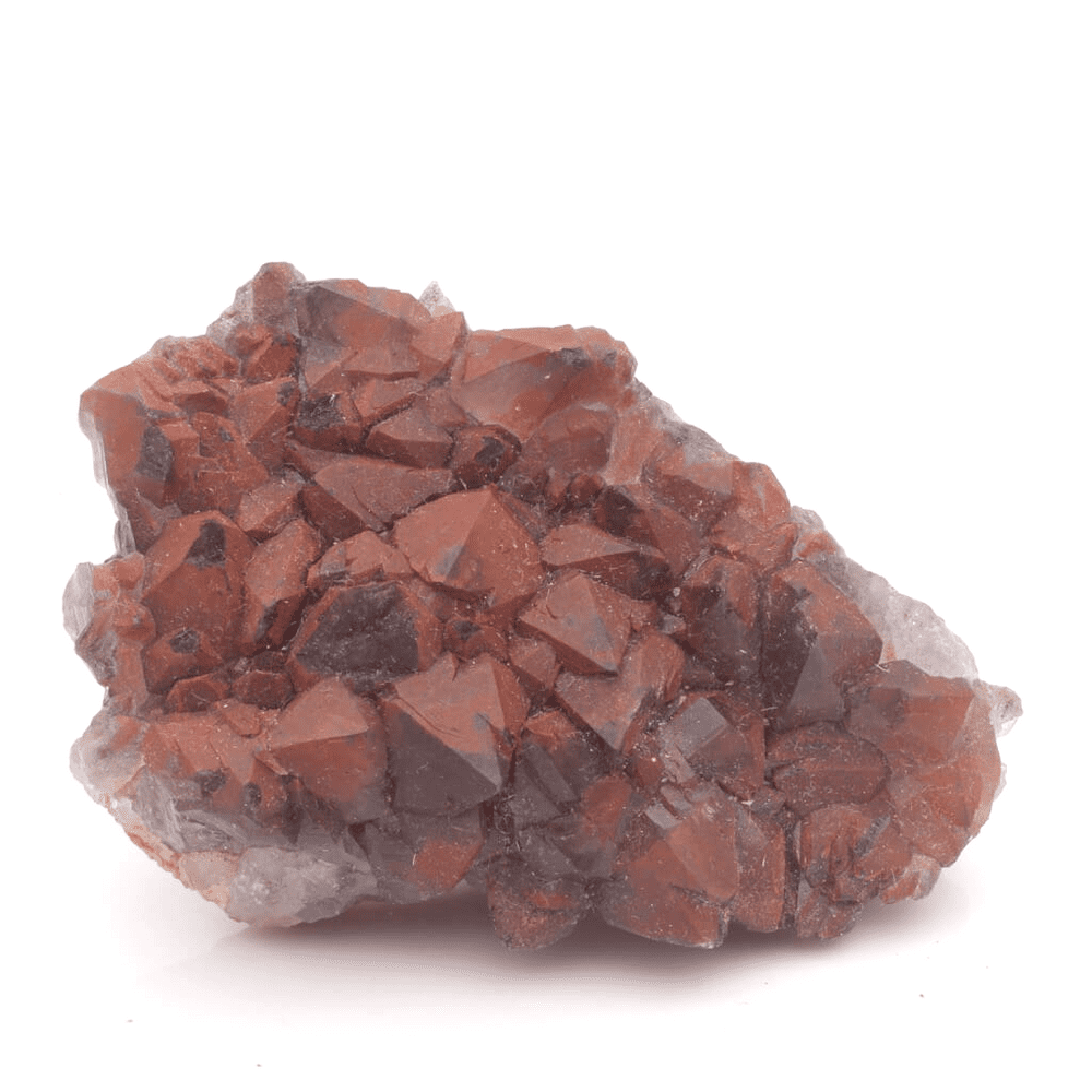 Red Lemurian Quartz Cluster | KSC Crystals