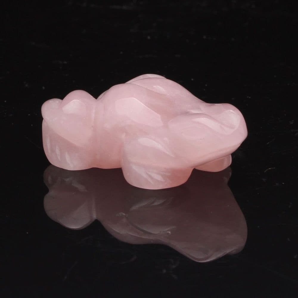 Rose Quartz Frog