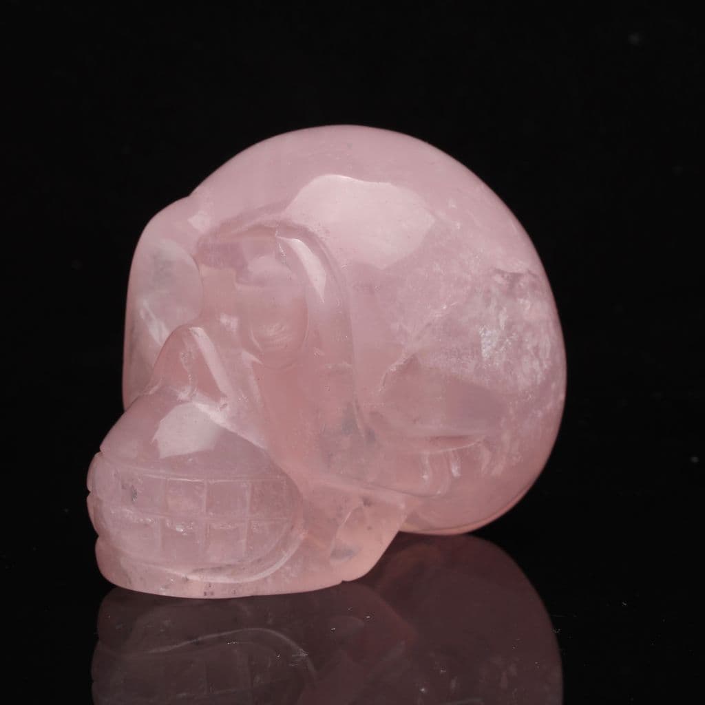 Rose Quartz Skull