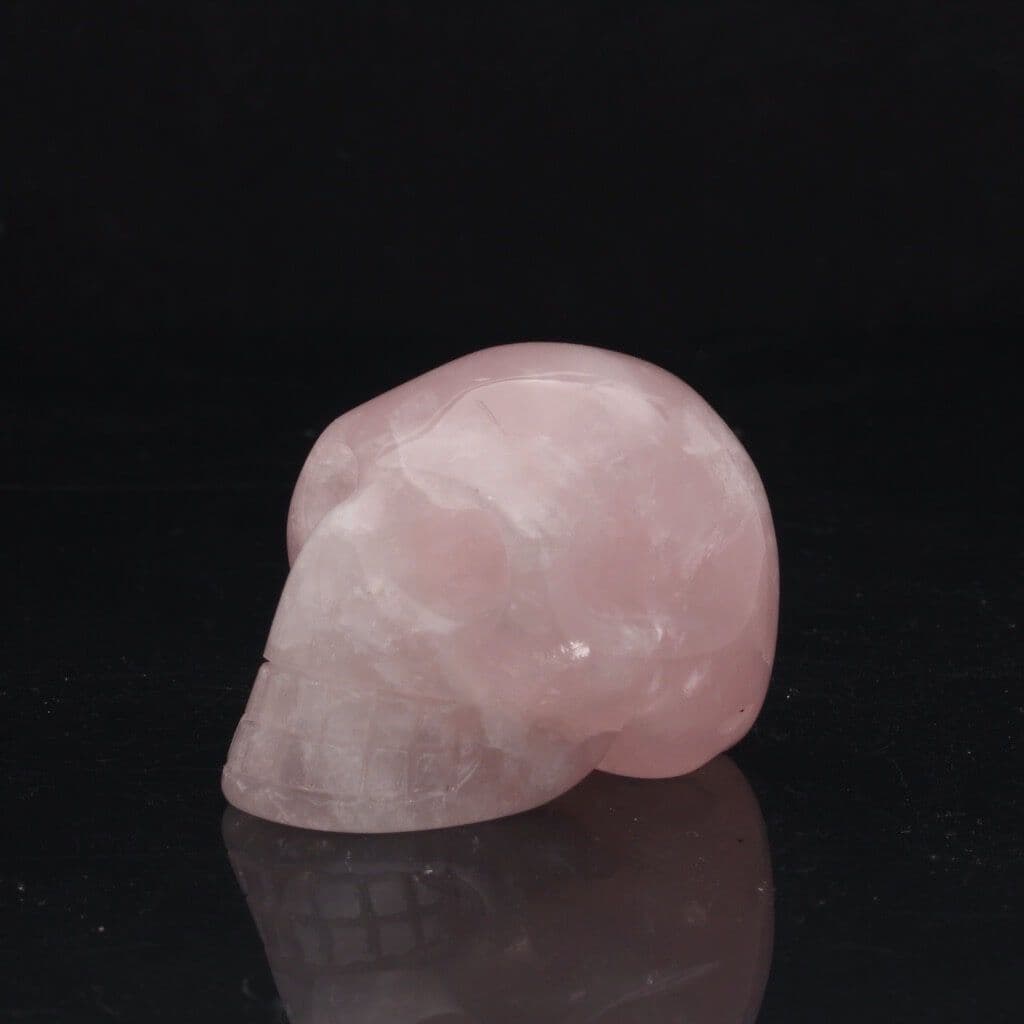 Rose Quartz Skull