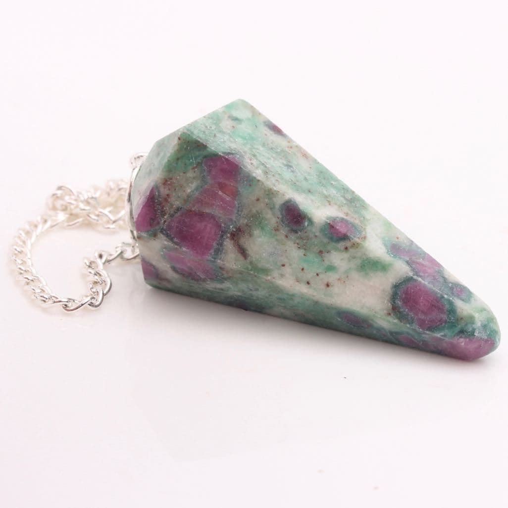 Ruby in Fuchsite Pendulum