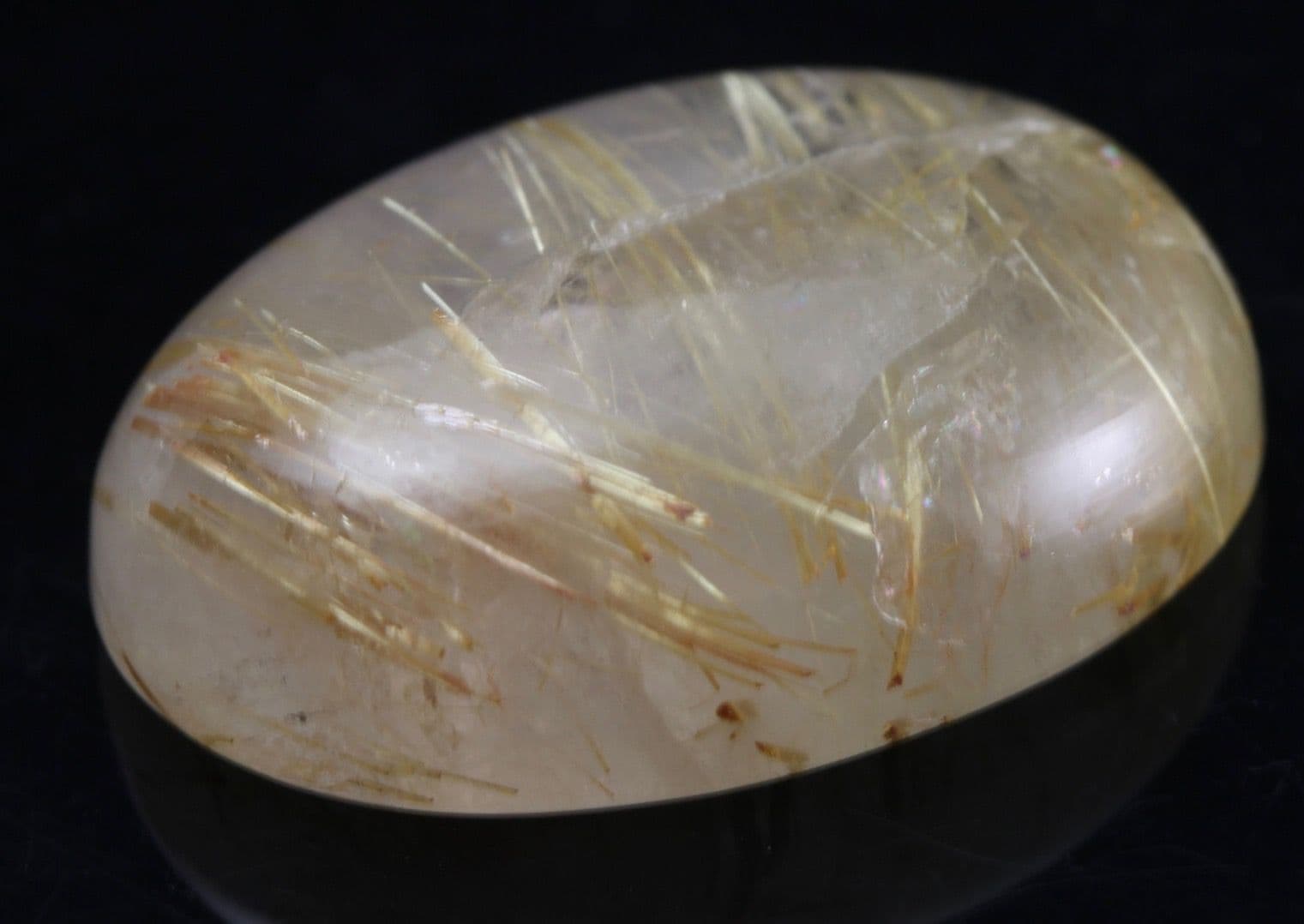 Rutilated Quartz Cabochon