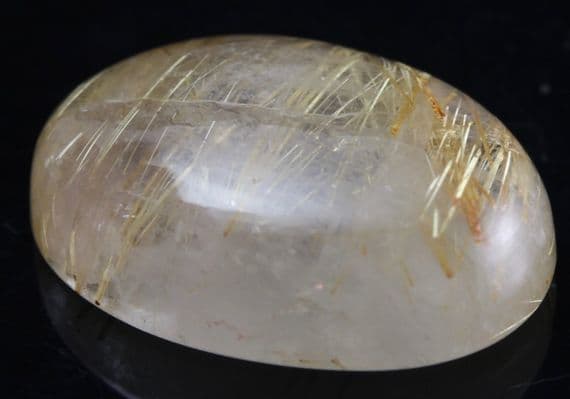 Rutilated Quartz Cabochon