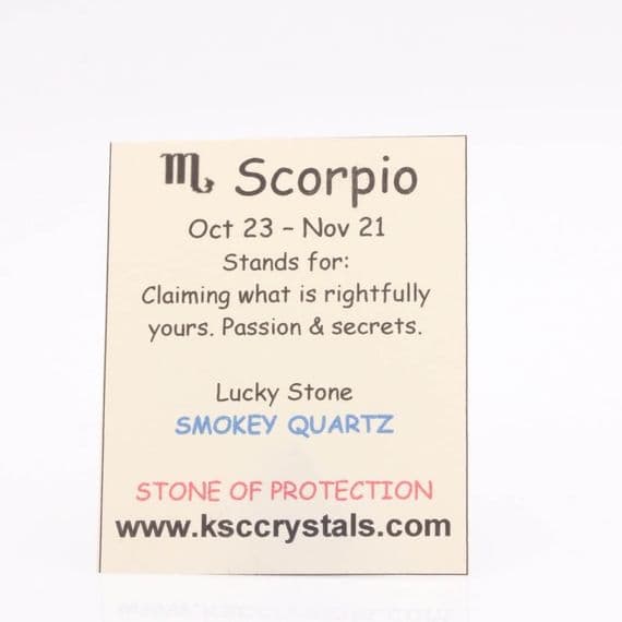 Scorpio Smokey Quartz
