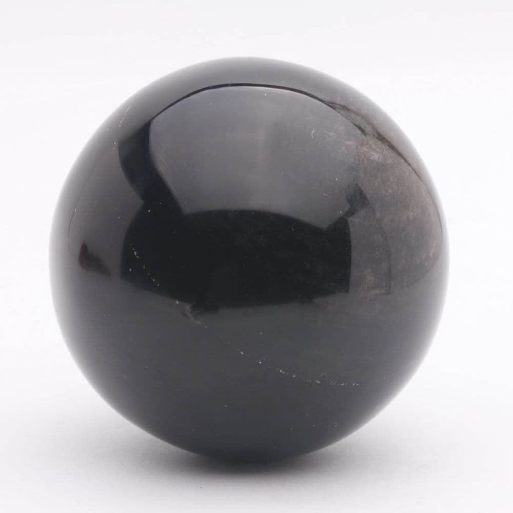 Silver-Sheen Obsidian Sphere