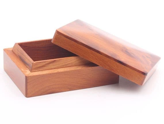 Small Thuya Oblong Box