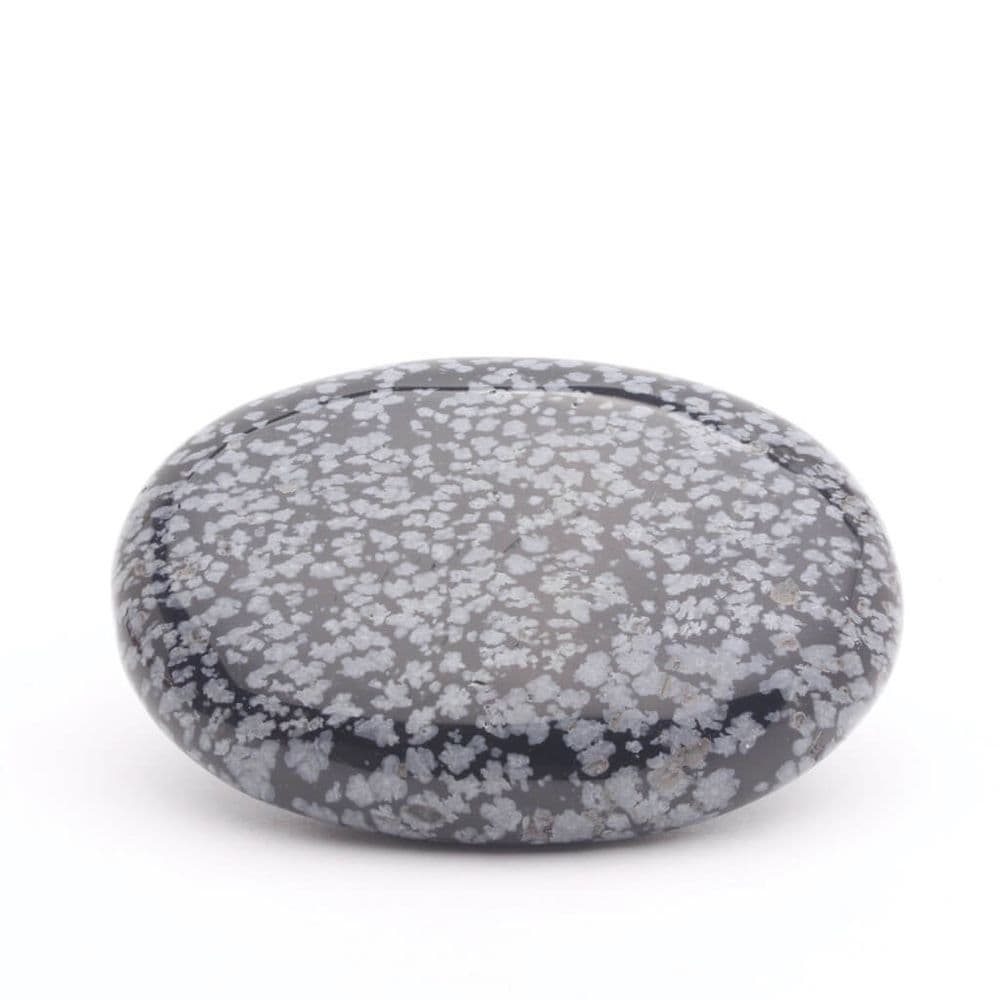 Snowflake Obsidian Palmstone | Crystals For Healing
