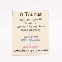 Taurus Rose Quartz