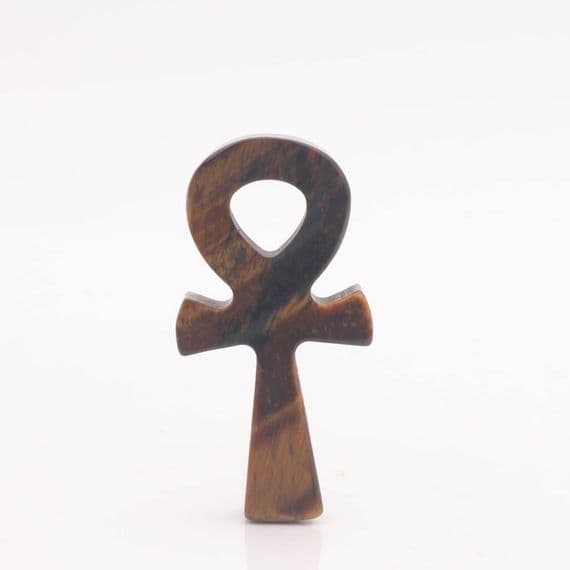 Tiger Eye Ankh | KSC Crystals