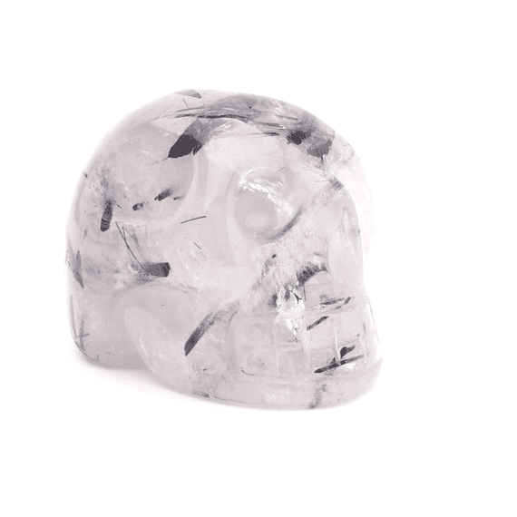 Tourmalated Quartz Skull