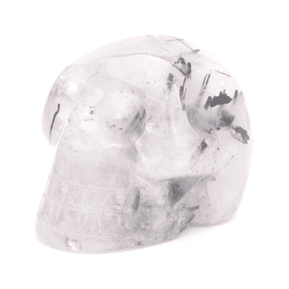 Tourmalated Quartz Skull