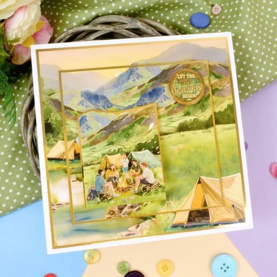 12 Sheets of Teenage Years Hunkydory Brilliant Backgrounds - 8" x 8" Papers