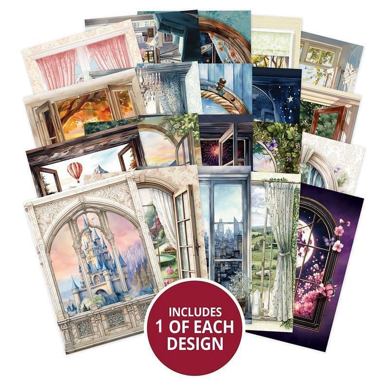 20 A6 Paper Toppers from The Hunkydory Little Book of Window Scenes