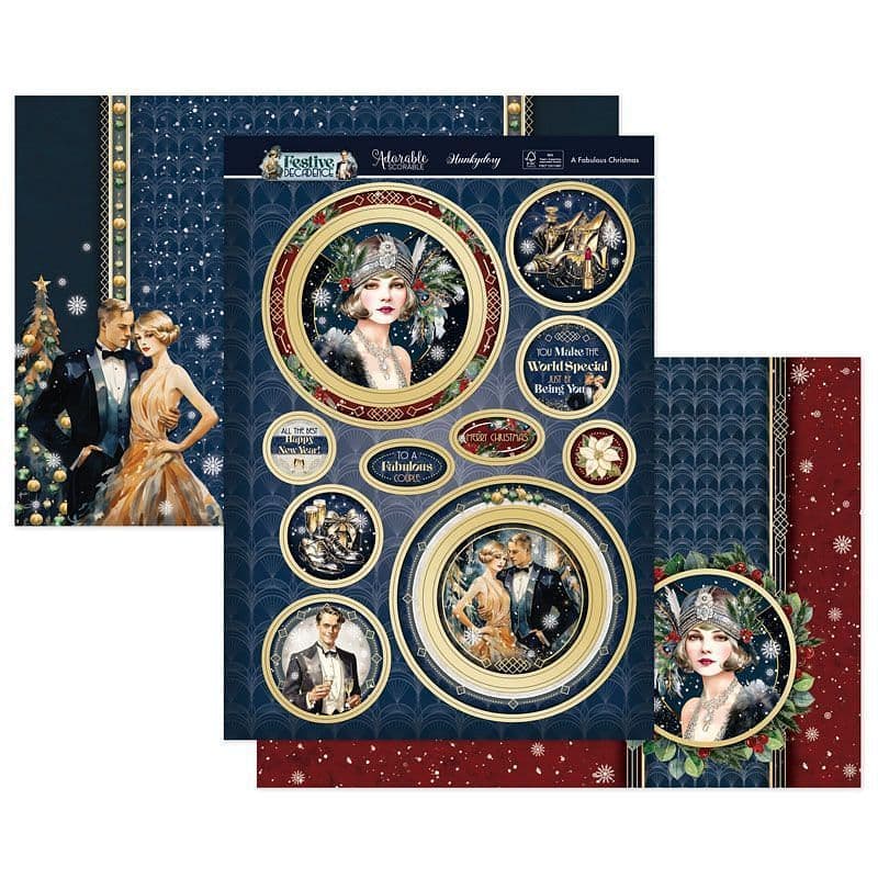 A Fabulous Christmas - Hunkydory Festive Decadence Luxury Card Making Kit