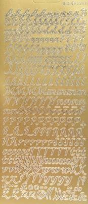 Alphabet & Number Peel Off Stickers