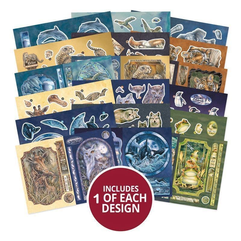 Animal Kingdom Hunkydory 18 A5 Decoupage Sheets Require Cutting
