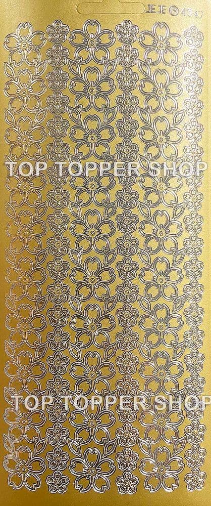 Blossom Gold Peel Off Stickers 454700