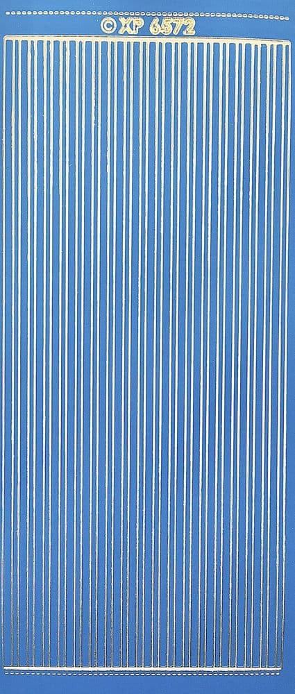 Blue & Gold Straight Border Peel Off Stickers Doodey XP6572