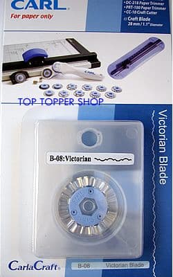 CARL REPLACEMENT CRAFT BLADE B-08 VICTORIAN 1 1"/28mm