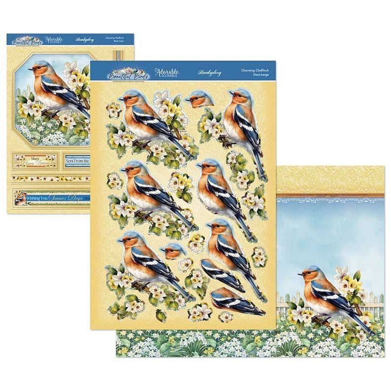 Charming Chaffinch - Beautiful Birds Hunkydory Die Cut Decoupage Kit