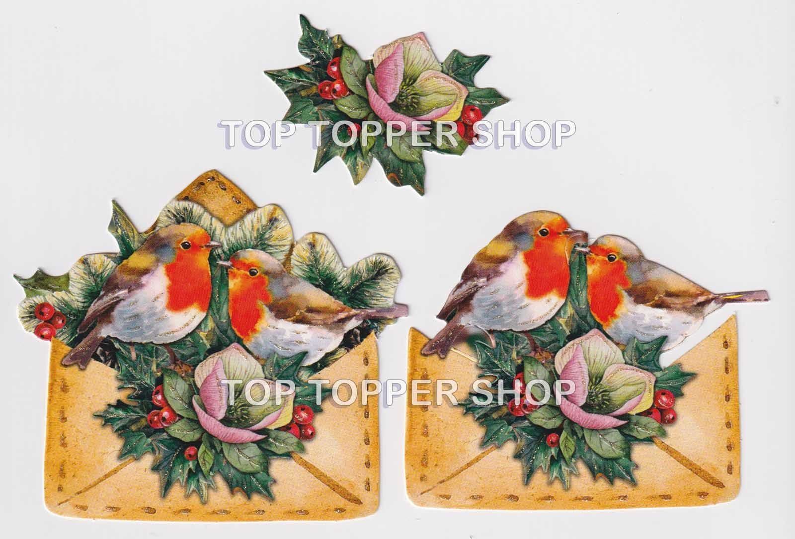 Christmas Letters 10 Easy 3d Die Cut Decoupage Toppers Hearty Crafts ...