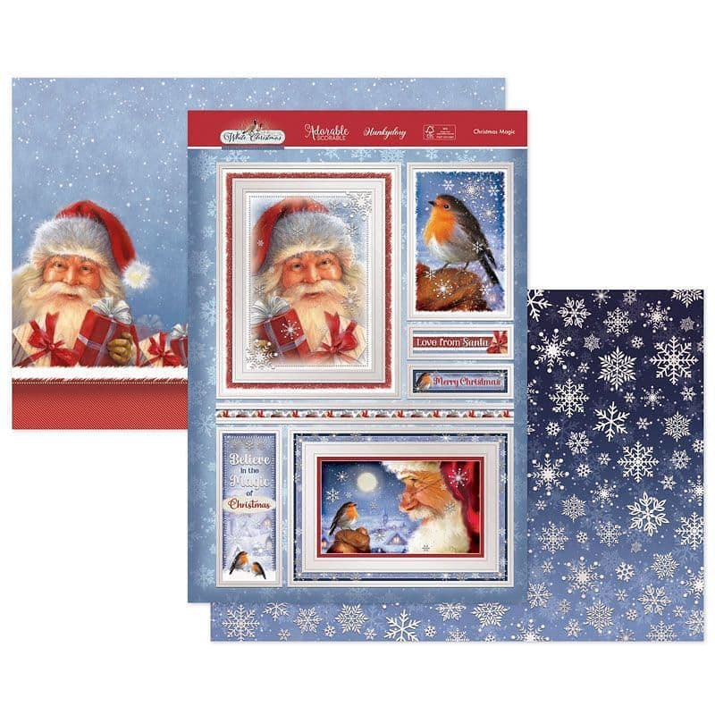 Christmas Magic - Hunkydory White Christmas 2024 Luxury Christmas Card ...
