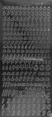 Alphabet & Number Peel Off Stickers